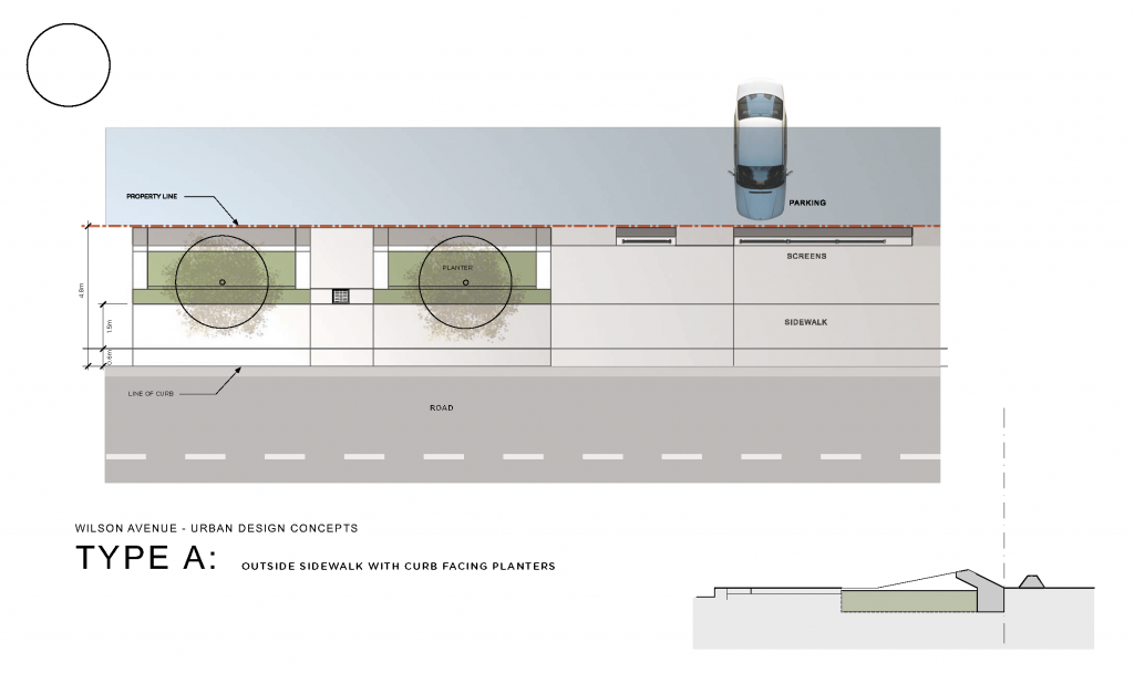Streetscape Enhancements on Wilson Avenue