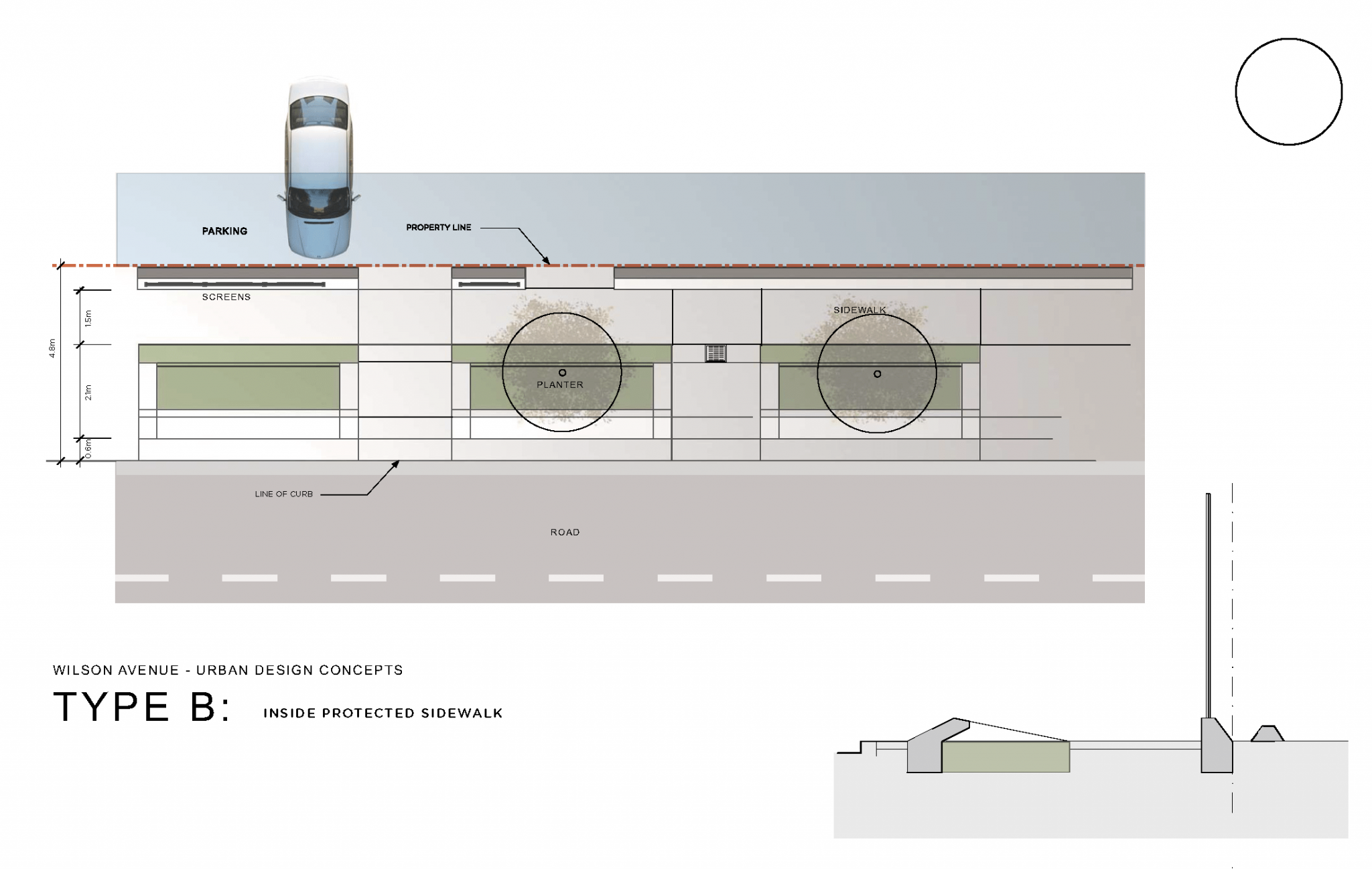 Streetscape Enhancements on Wilson Avenue